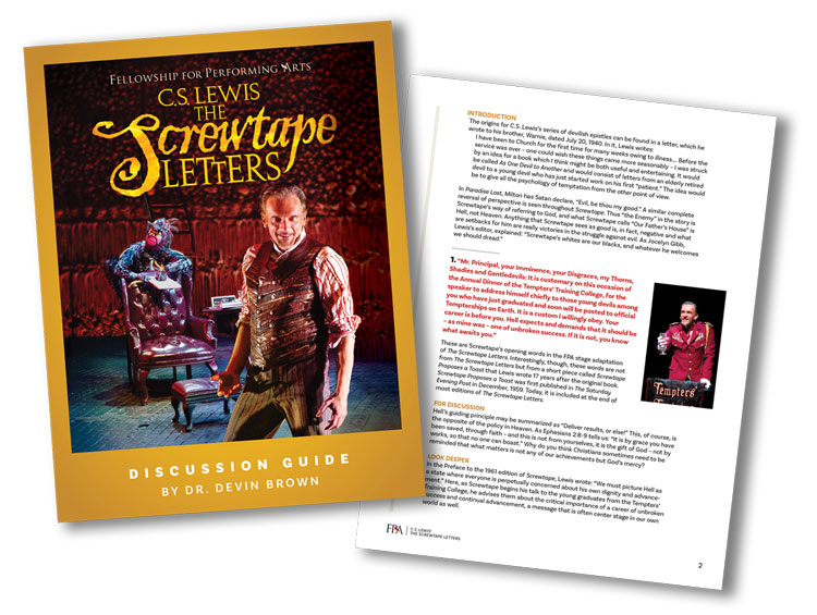 Stay Connected to Screwtape - Fellowship for Performing Arts ...